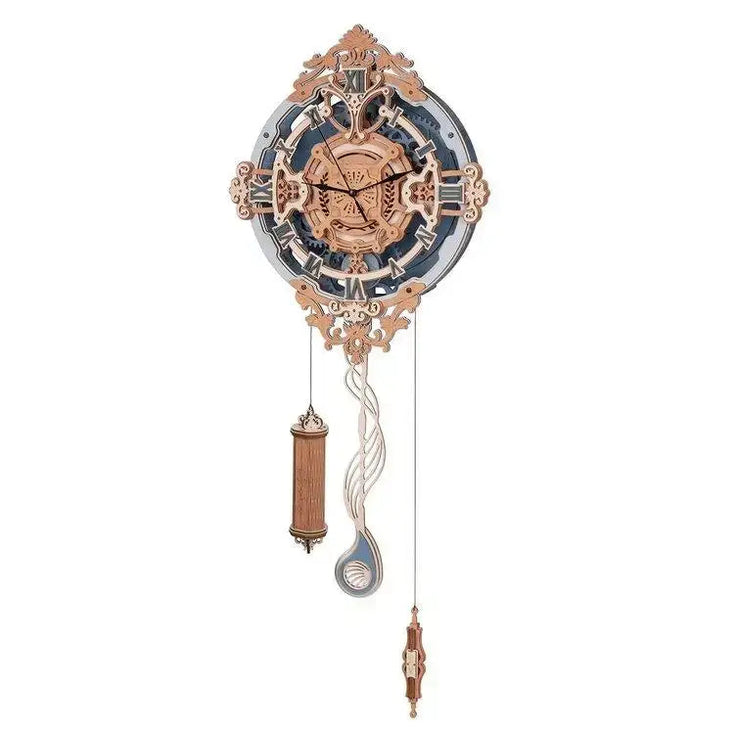 3D Wooden Mechanical Renaissance Clock | Book Nook Store